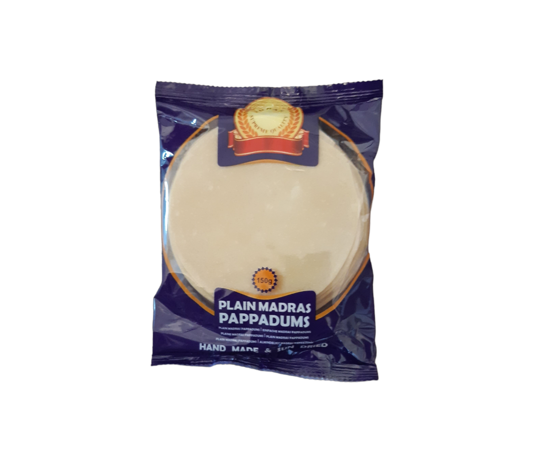 Annam Plain Madras Pappadums – MD-Store