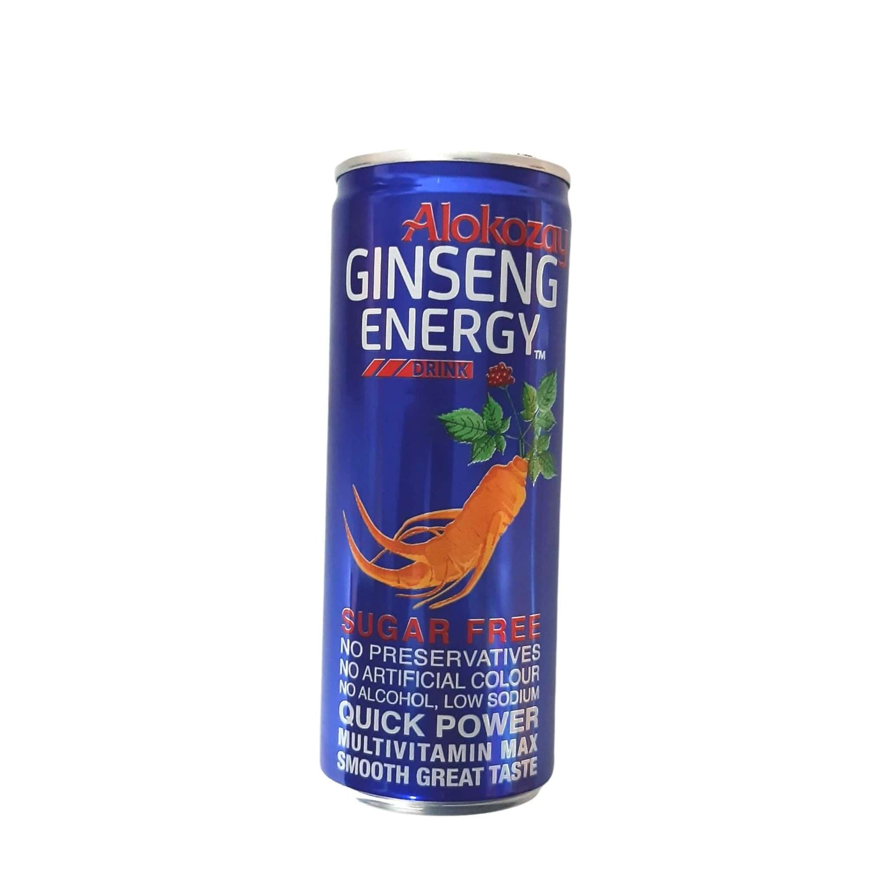 Alokozay Ginseng Energy Drink Sugar Free - 250ml – MD-Store