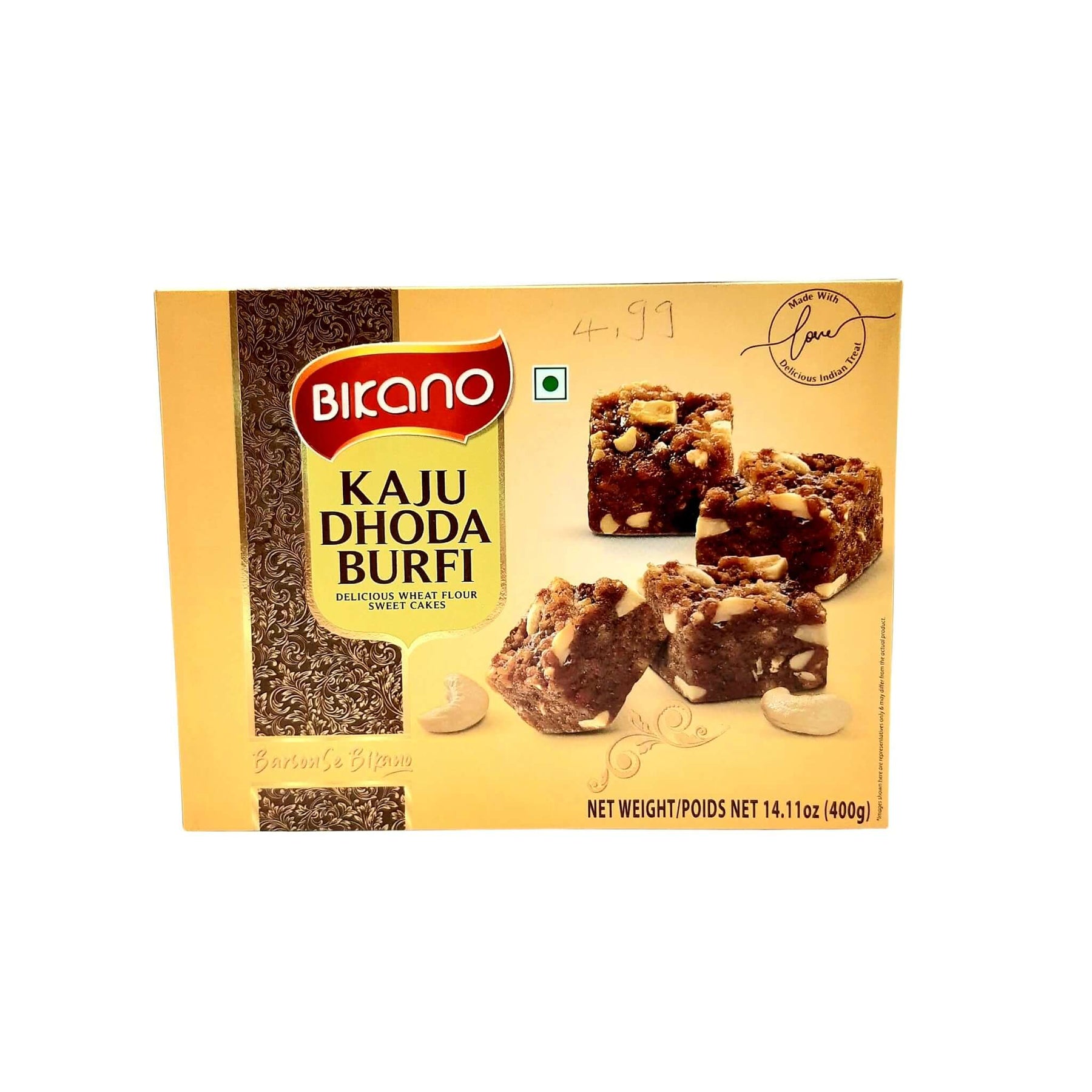 Bikano Kaju Dhoda Burfi 400g – MD-Store