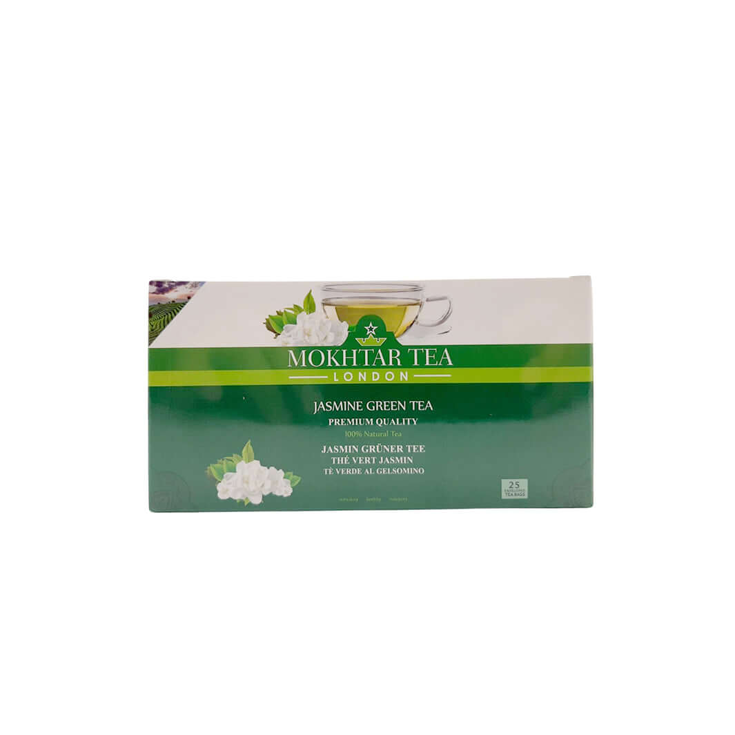 Mokhtar Tea Jasmine Green Tea 25 Tea Bags - 50g – MD-Store